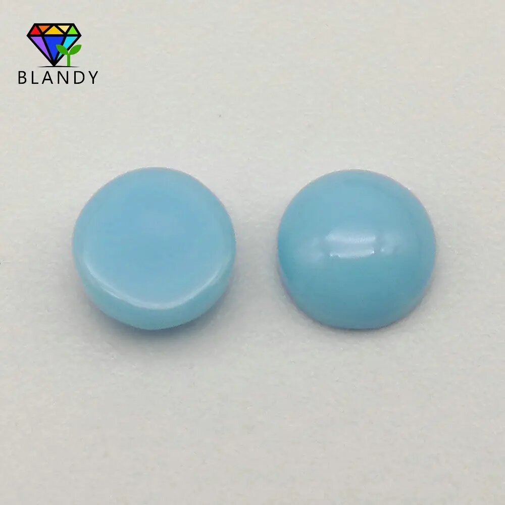 Стеклянные бусины Blue Turquoise 3.0mm 100шт