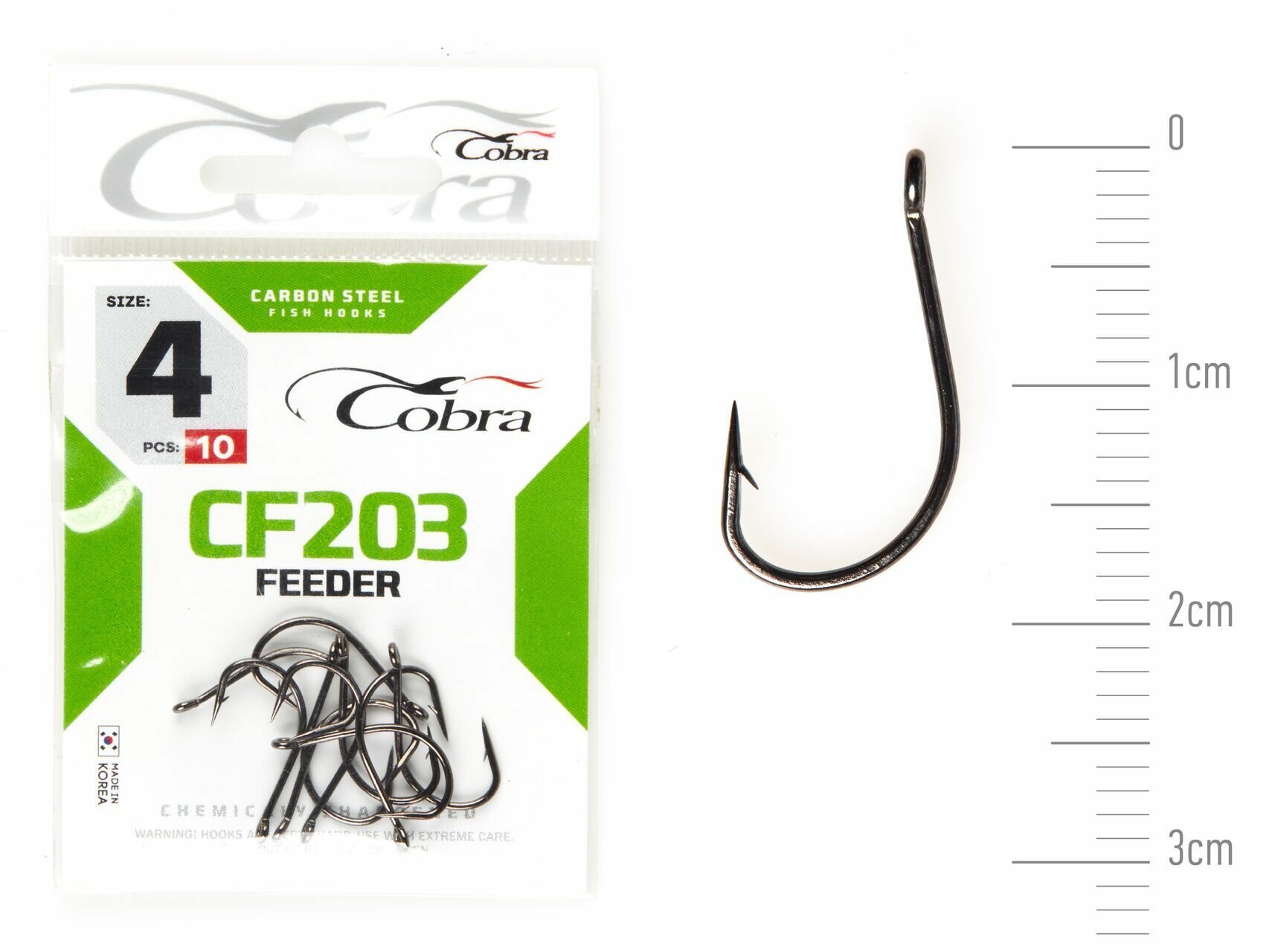 Крючки Cobra FEEDER SPECIALIST сер. CF203 разм. 004 10шт. ++