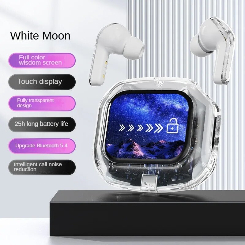 JYL Наушники Air Max True Wireless: стерео звук, глубокий бас, компактные TWS-наушники для спорта