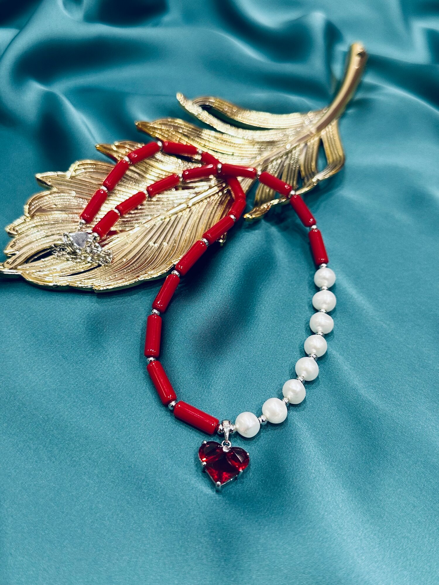 Колье, жемчуг пресноводный