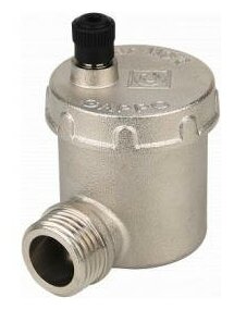 Клапан отсекающий обратный, воздухоотводчик автоматический угловой Gappo G1460 1/2"x10 бар-110°С