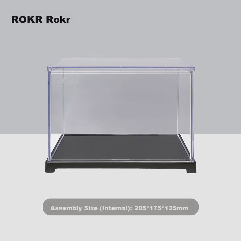 ROKR Intelligent Era Dust Cover, Building Block DIY Waterproof Transparent Cover Display Box [Product Not Included]