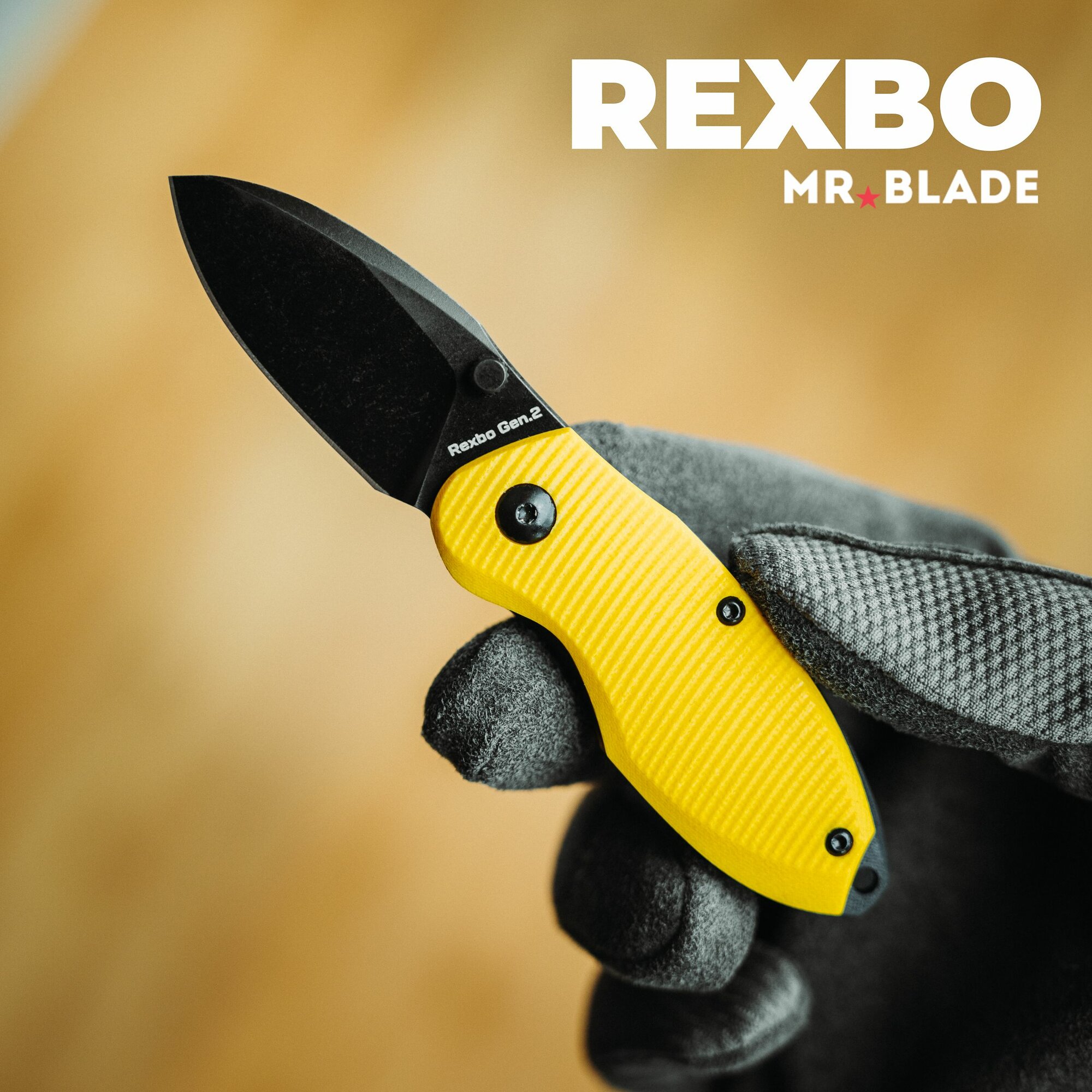 Нож складной Mr.Blade Rexbo Yellow
