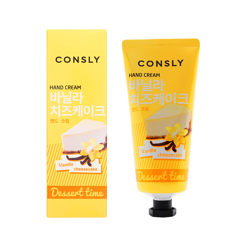 Крем для рук CONSLY DESSERT TIME с ароматом ванильного чизкейка 100 мл
