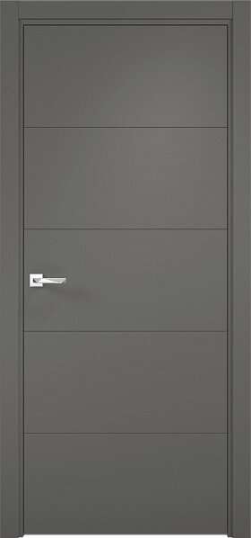 Межкомнатная Дверь Verda Севилья 21 Софт Графит Глухая 2000х800мм (Полотно 1шт) / Верда.