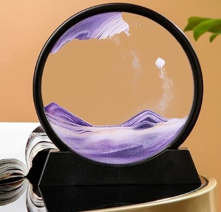 3D-искусство с движущимся песком из глубокого моря, настольная столешница с кинетическим пейзажем для декора любого дома