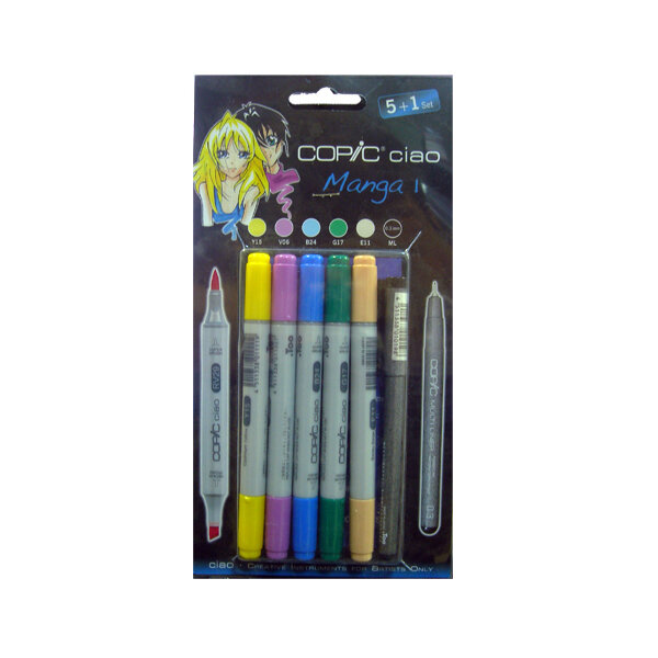 Набор маркеров "COPIC CIAO Manga 1" в блистере