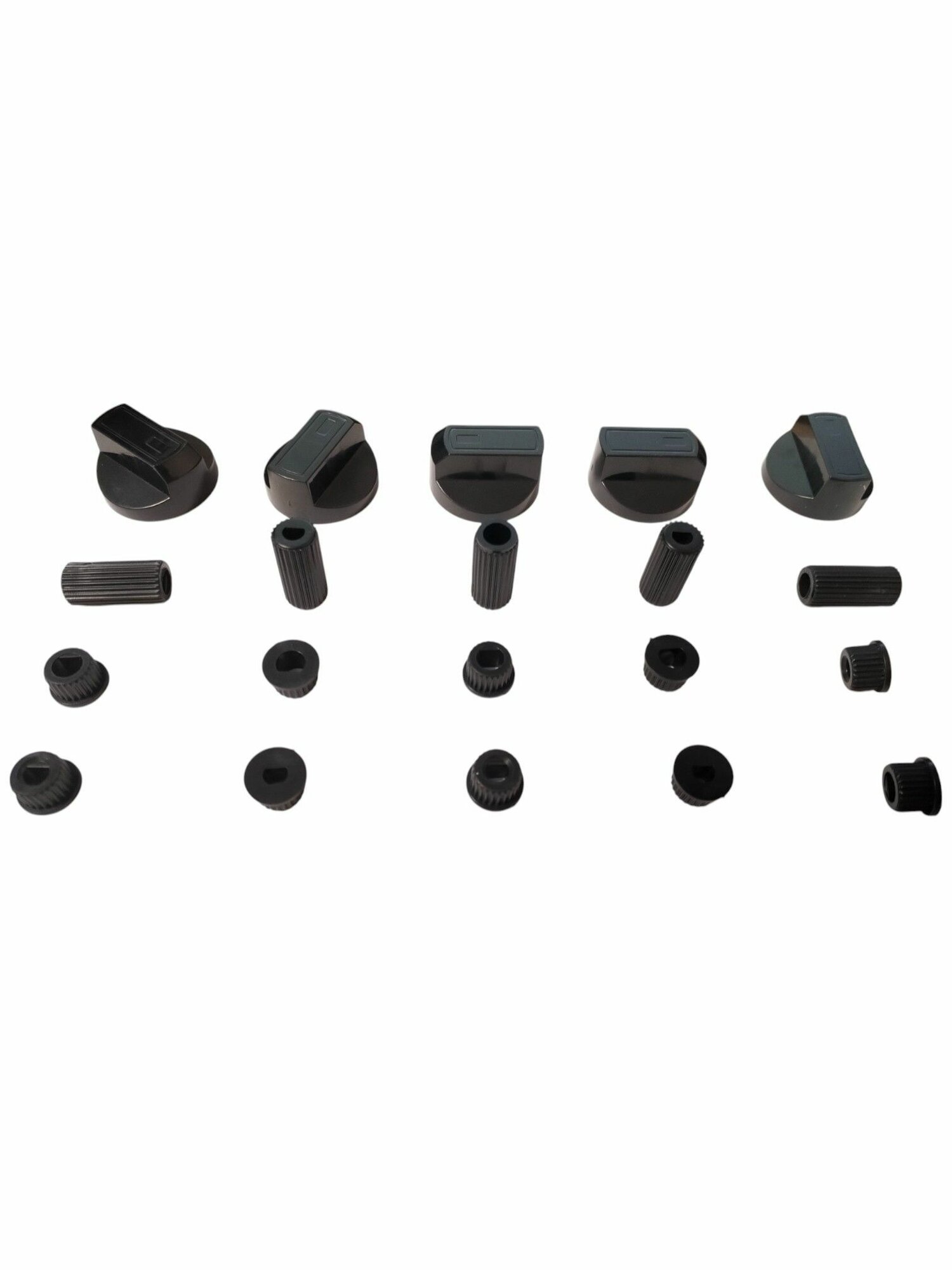 Ручки универсальные (5 шт) для плиты черные