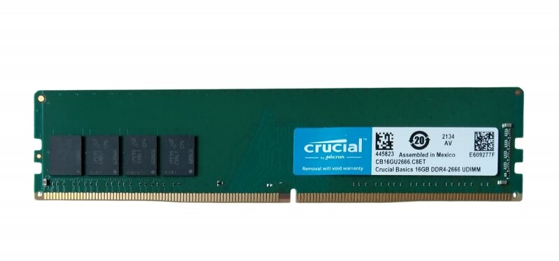 Оперативная память Crucial CB16GU2666. C8ET DDRIV 16Gb
