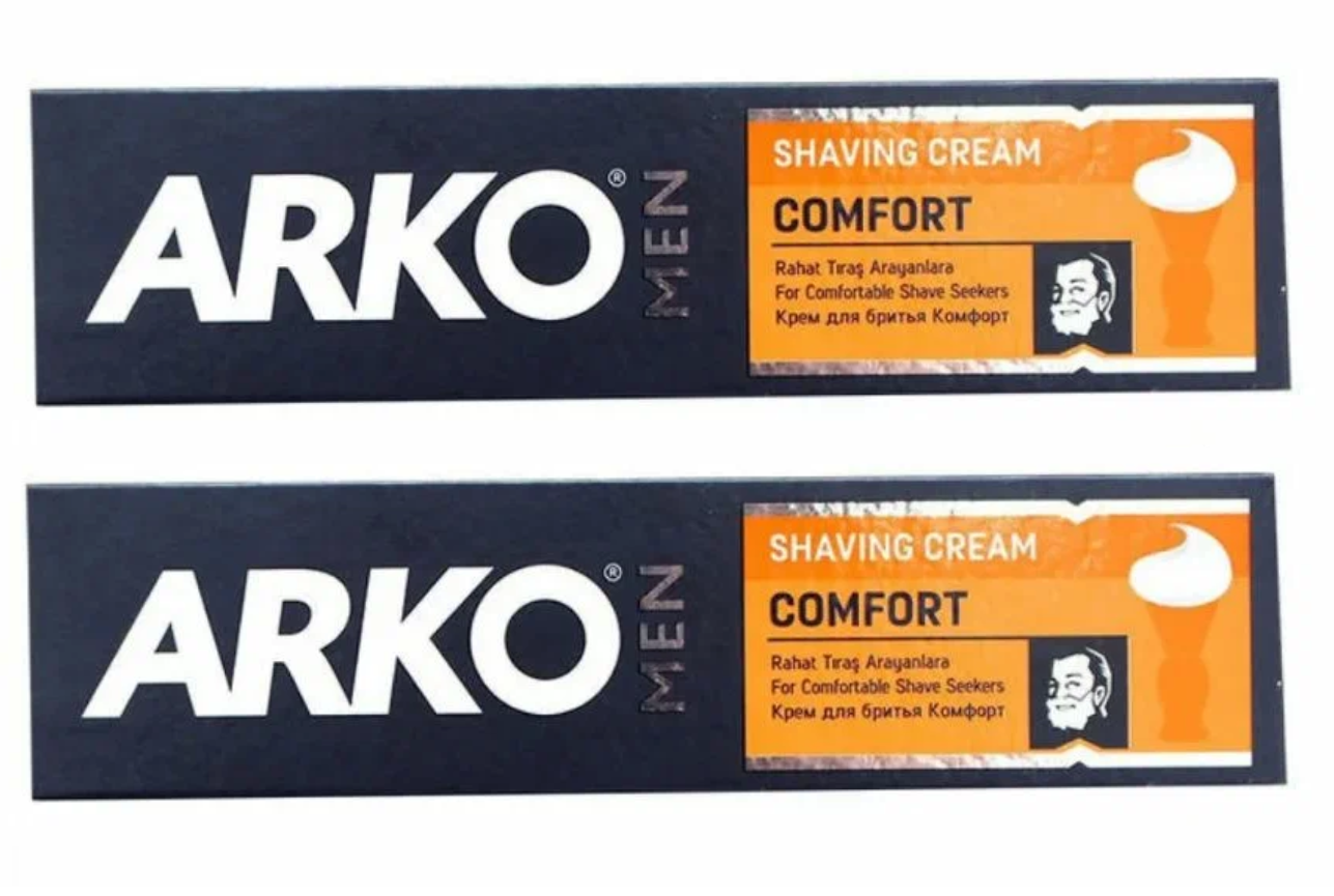 ARKO Крем для бритья, Comfort, 65 г - 2 штуки