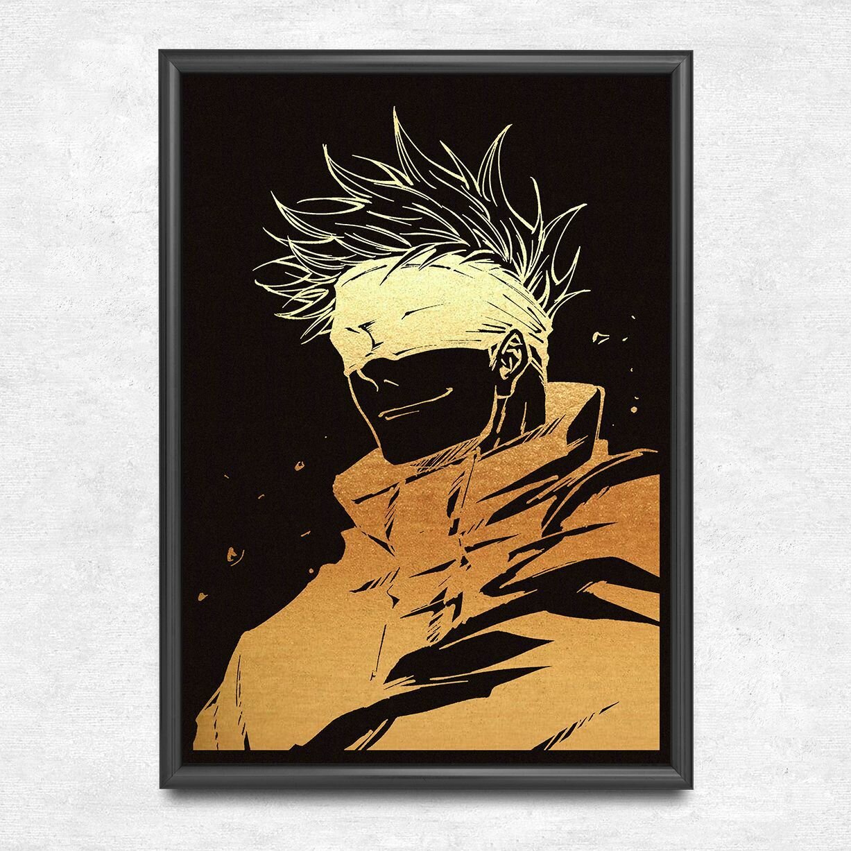 Постер на стену по аниме Магическая битва / Плакат интерьерный Sorcery Fight Сатору Годжо