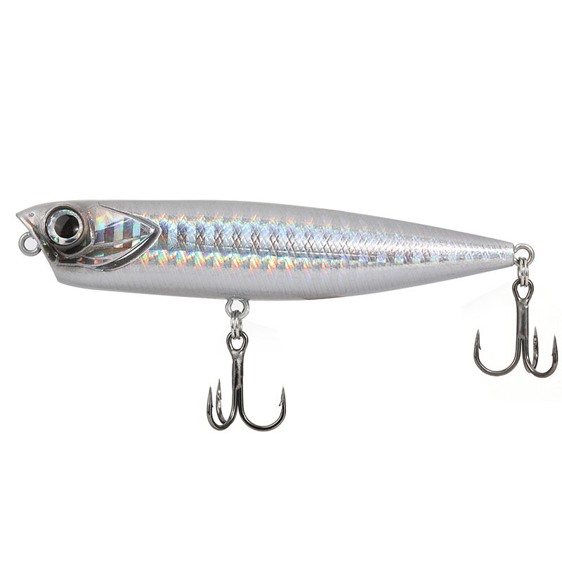 Приманка "Зигзагообразная Собака", для окуня, белая малька, 15г/100мм