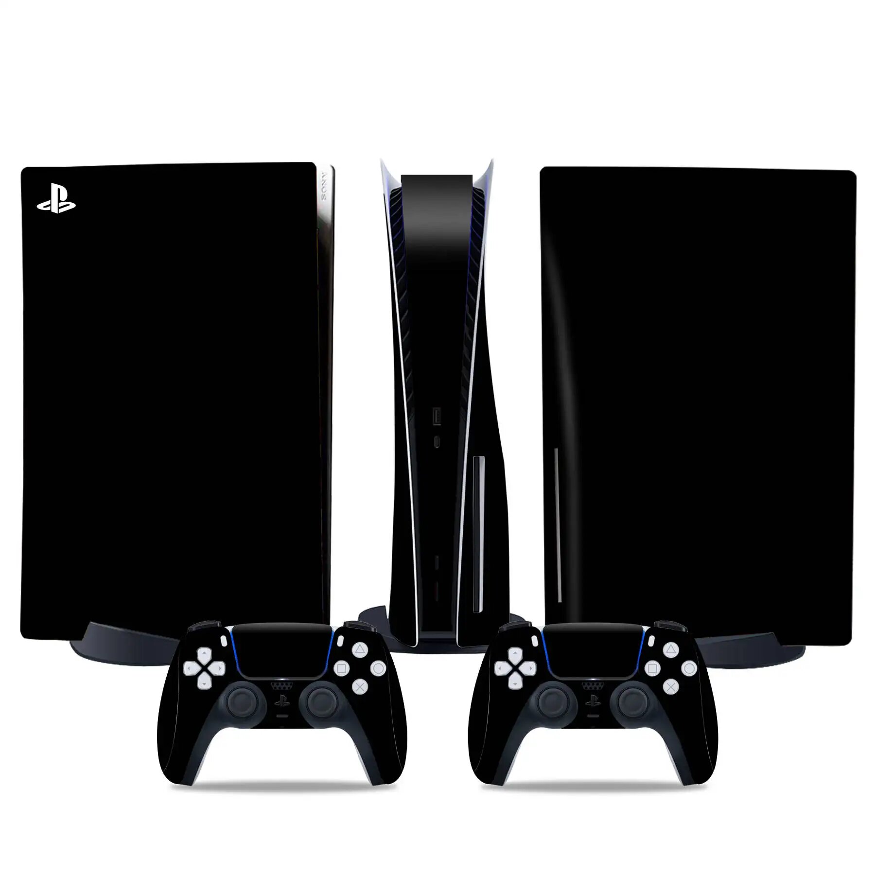 Набор стикеров для консоли PlayStation 5 decalgirl Черный, TN-DiskPS5-3000