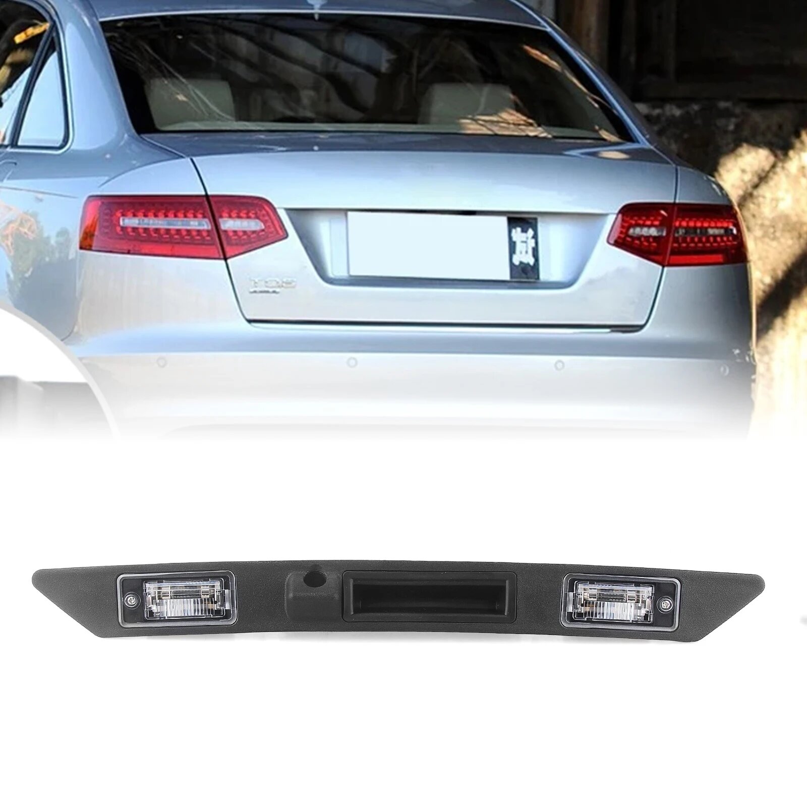 Накладка на заднюю дверь, задний номерной знак, ручка переключателя задней двери с подсветкой для Audi Q7 2007-2015