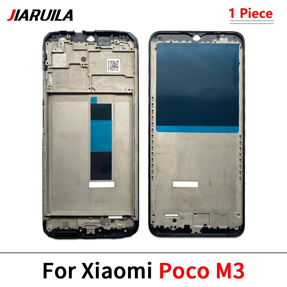 Новый передний корпус, рамка ЖК-экрана, держатель лицевой панели для Xiaomi Poco F3 F4 X3 GT M3 M4 M5s X5 X6 Pro 4G 5G