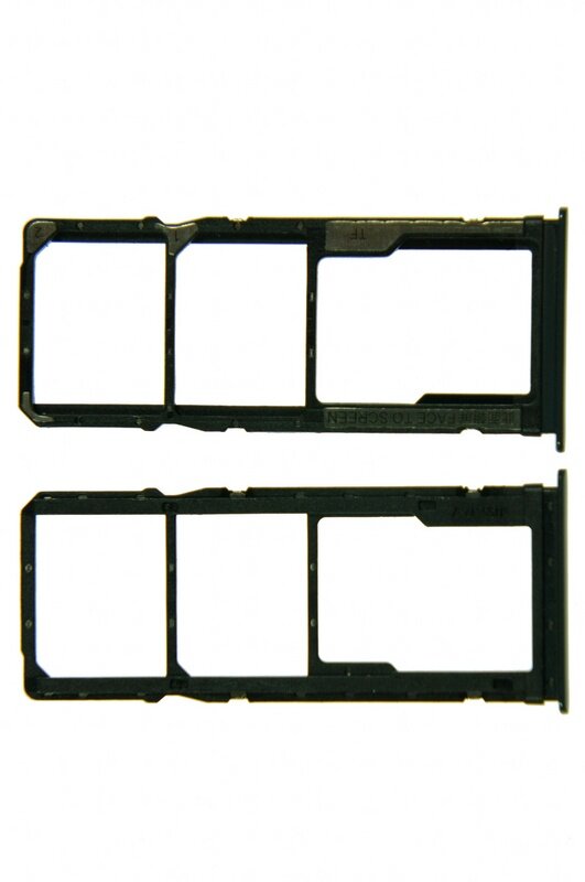 Держатель сим/карты памяти для Xiaomi Redmi Note 9 (M2003J15SC/M2003J15SG)/Redmi 8/Redmi 9 черный