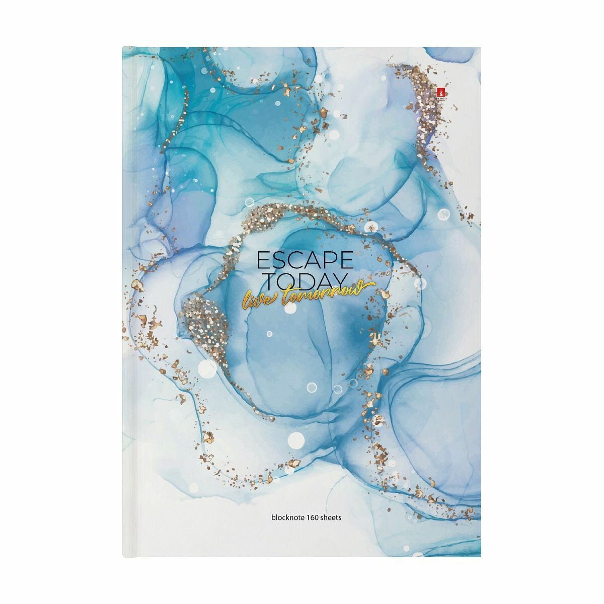 Блокнот Альт А4 "Мрамор" 160л, клетка