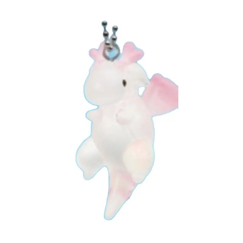 Капсульная игрушка Qualia Динозавр Белый, Pink Wings