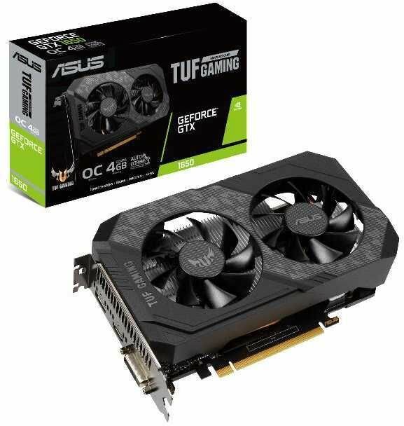 Видеокарта Asus PCI-E TUF-GTX1650-O4GD6-GAMING NV GTX1650 4Gb 128bit GDDR6