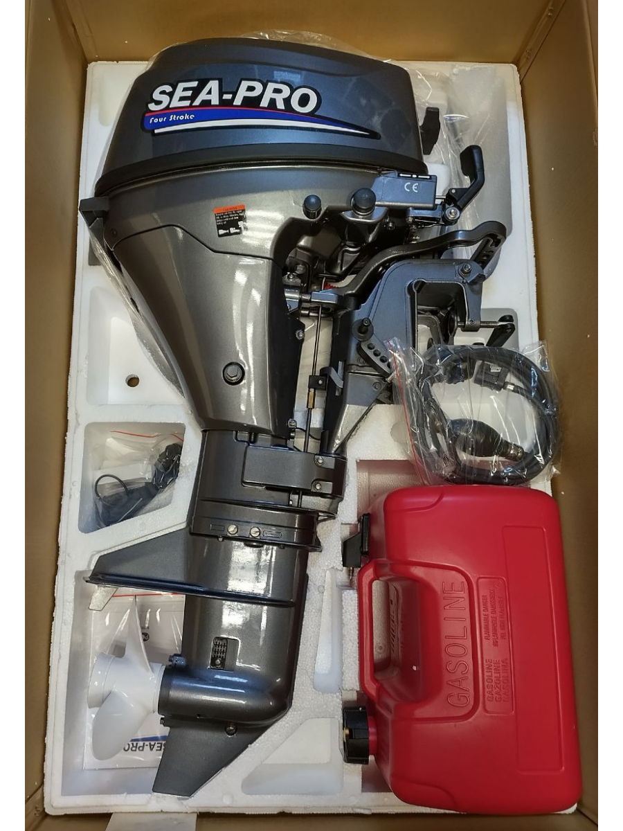 Лодочный мотор SEA-PRO F 9.8S бензиновый подвесной 4 такта, 9.8 л. с.
