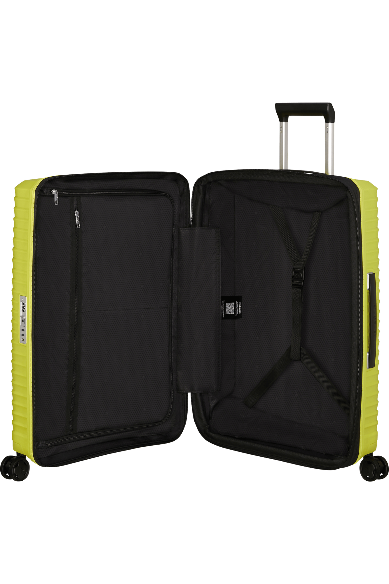 Чемодан Samsonite, 83 л, размер M, lime — фото 1