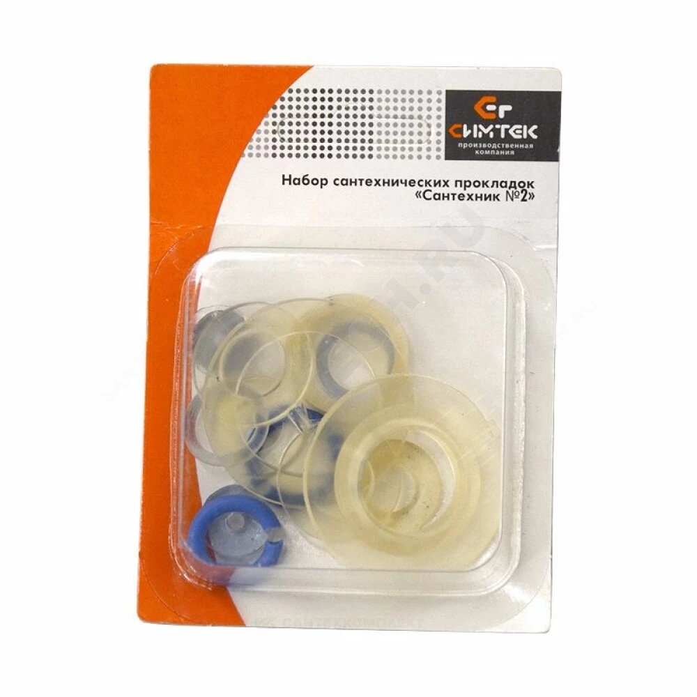 Набор прокладок для смесителей в блистере Сантехник№2 Симтек 10-0005