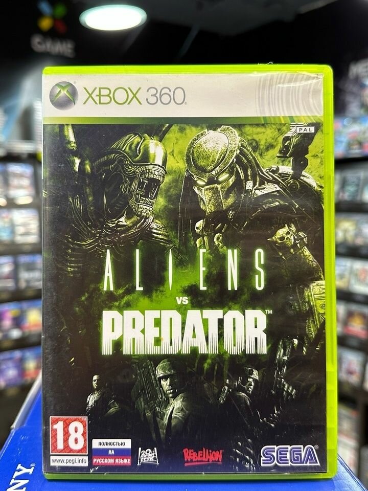 Игра Aliens vs Predator (Xbox 360) (Box)