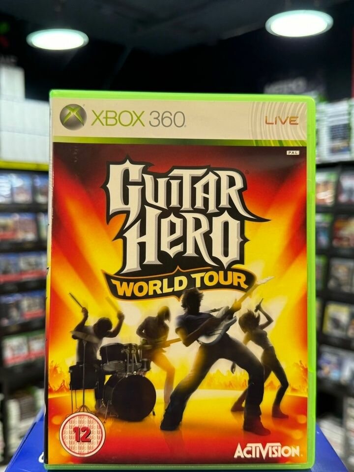 Игра Guitar Hero World Tour (Xbox 360) (Box)