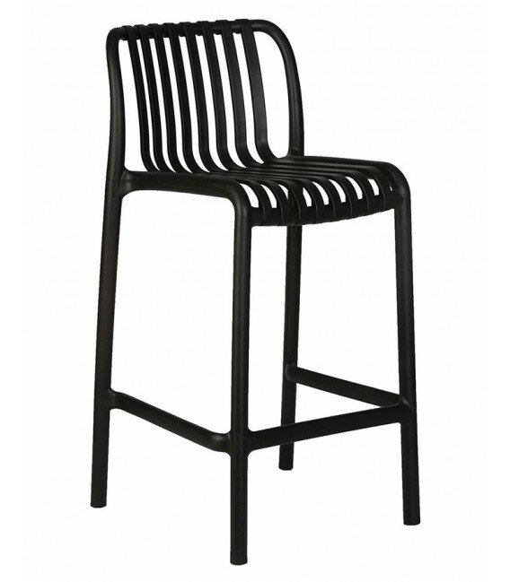 Стул полубарный DOBRIN CHLOE LMZL-PP777-1, черный