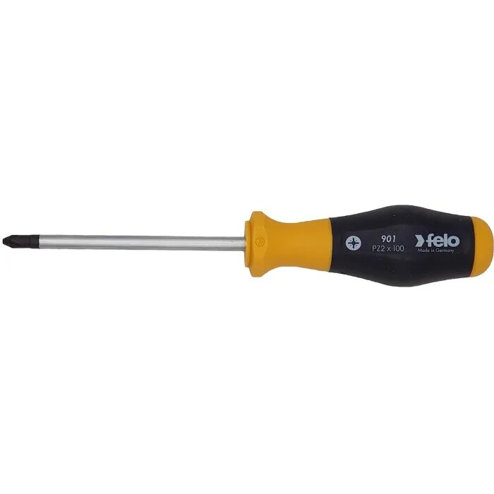 Отвертка крестовая Felo 90120310 PZ2X100 , PZ2 Прямая форма ручки