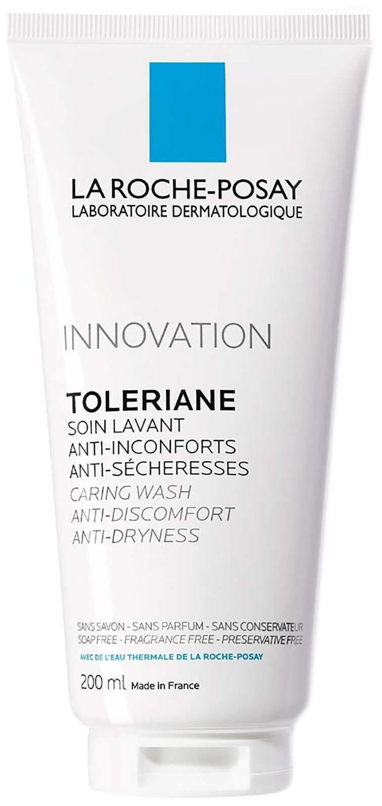 Очищающий гель La Roche-Posay Toleriane для умывания, гипоаллергенный, 200мл