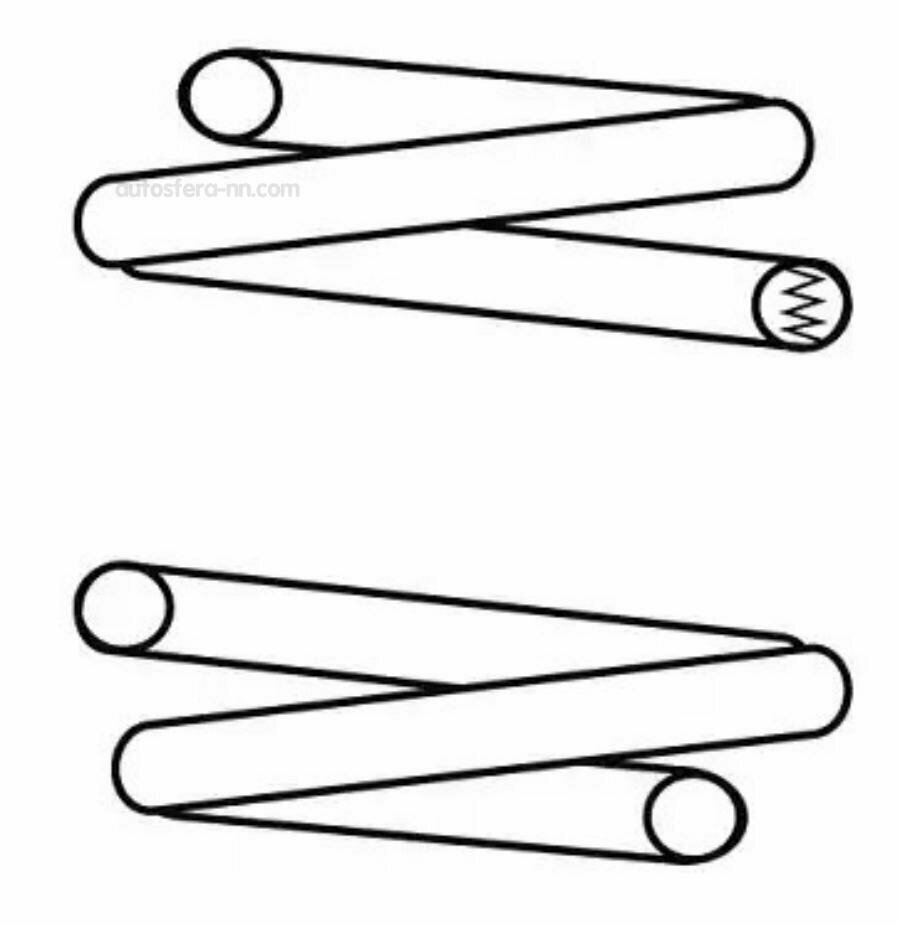 CS GERMANY 14950203 Пружина подвески AUDI 80 D + Quattro + Avant D + TD + 6 cylinder 91 -96 front
