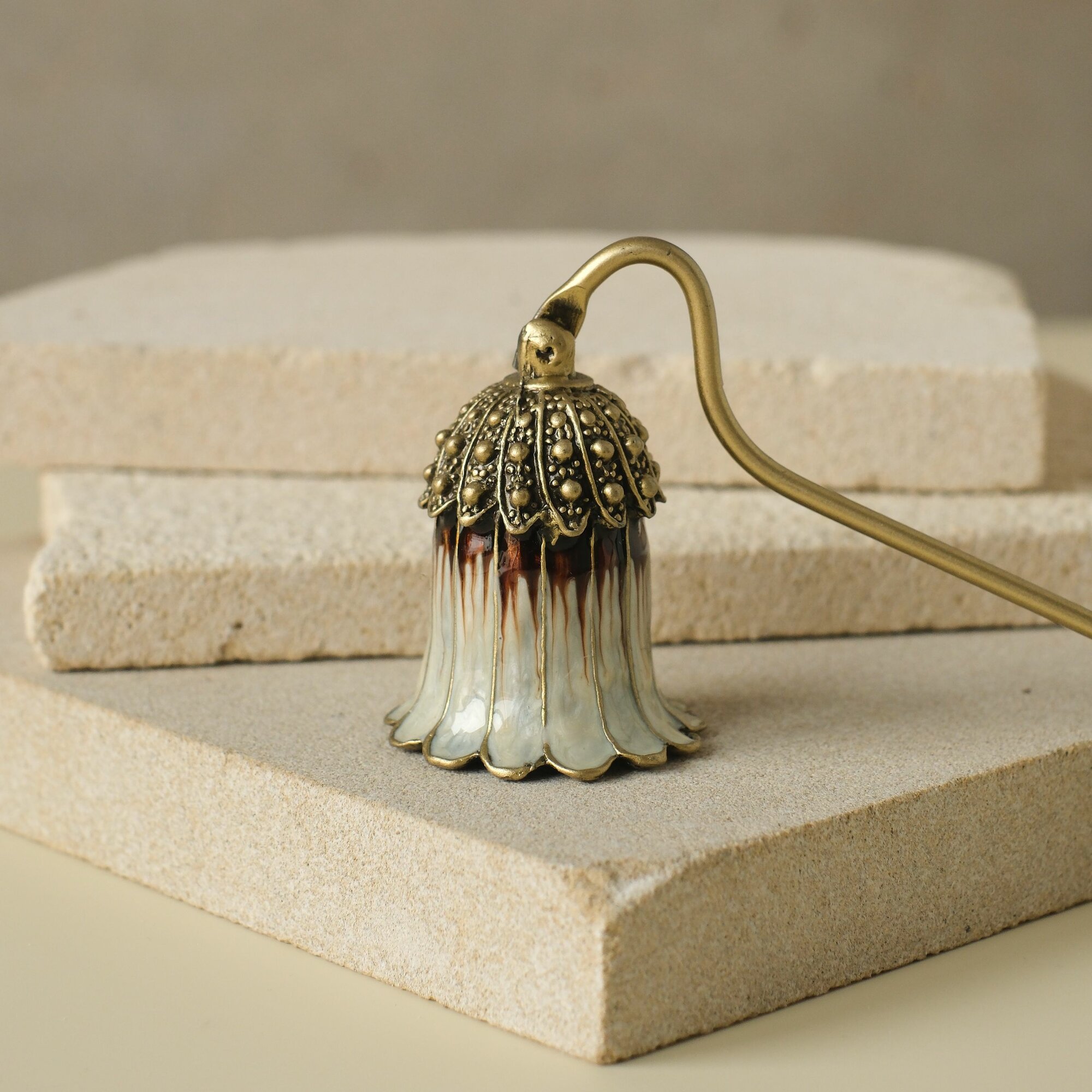 Гаситель для свечей, колпачок для тушения свечей, гасильник, зелёный