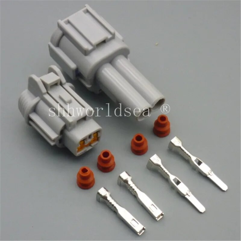 Shhworldsea 1 комплект 2-контактный автомобильный водонепроницаемый электрический 1sets female male
