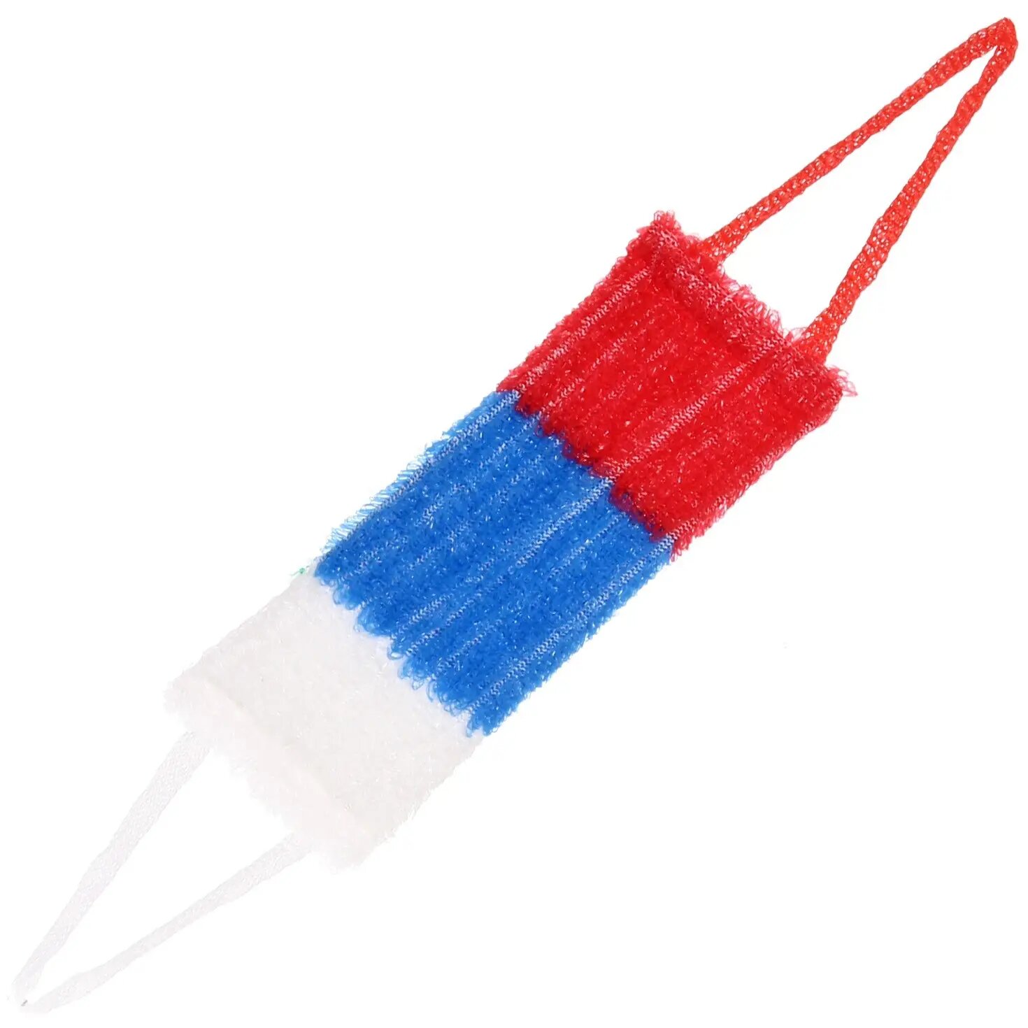 Мочалка для тела полипропиленовая «Флаг», 40х14см, удобство и качество