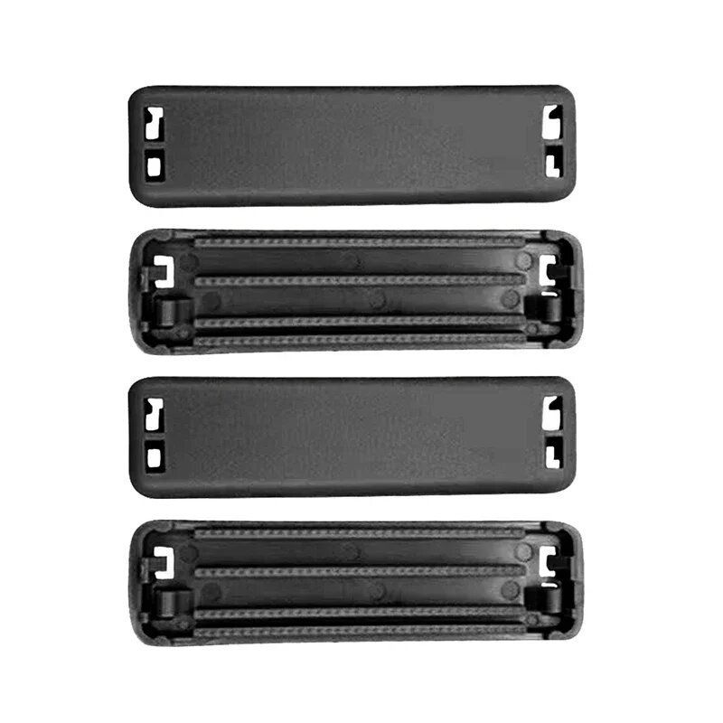 2 шт. универсальные автомобильные зажимы для ремней безопасности, пластиковый ремень Black