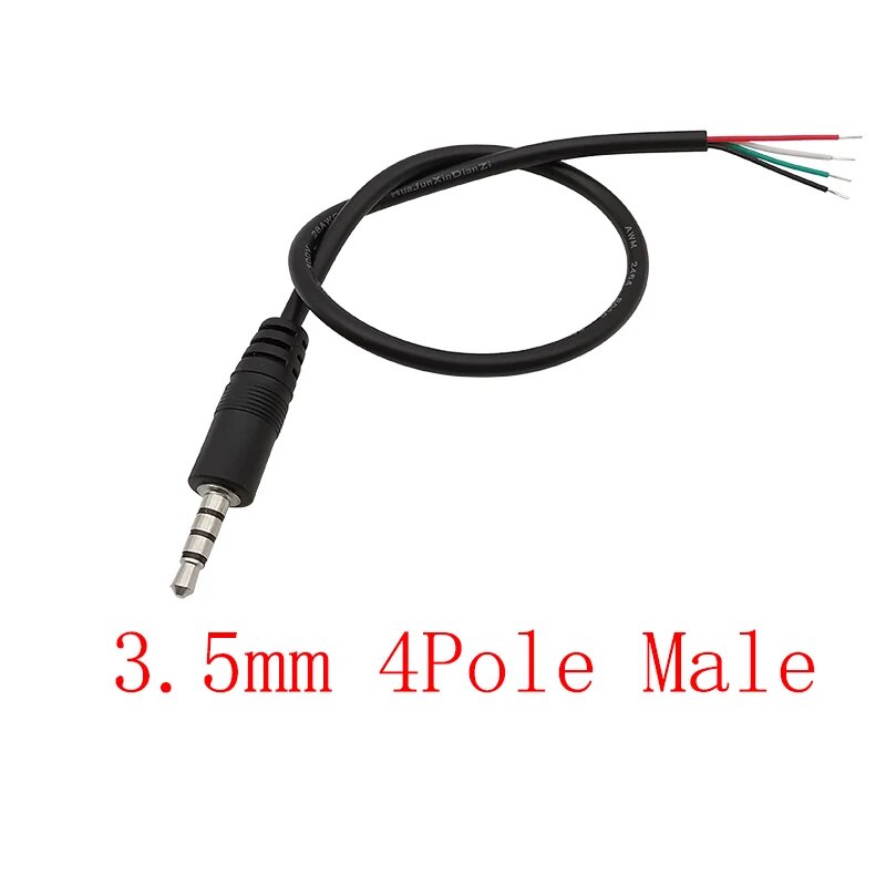 3.5mm 4Pole Male Аудио кабель