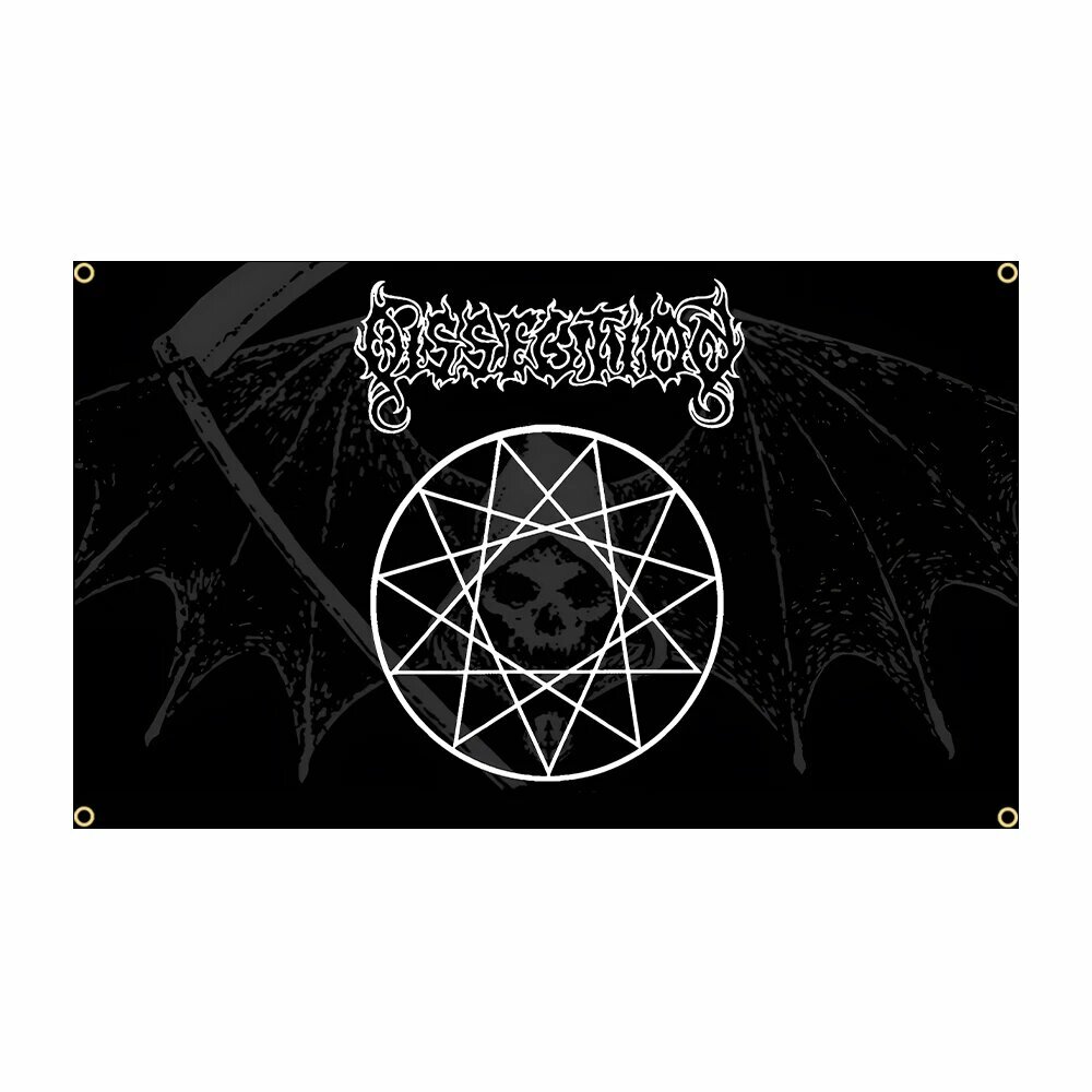 Черный флаг Dissection Death Metal 90x150 см