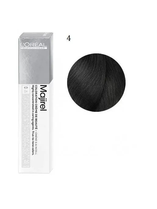 L'OREAL Majirel Крем-краска cтойкая оттенок 4, 60 мл