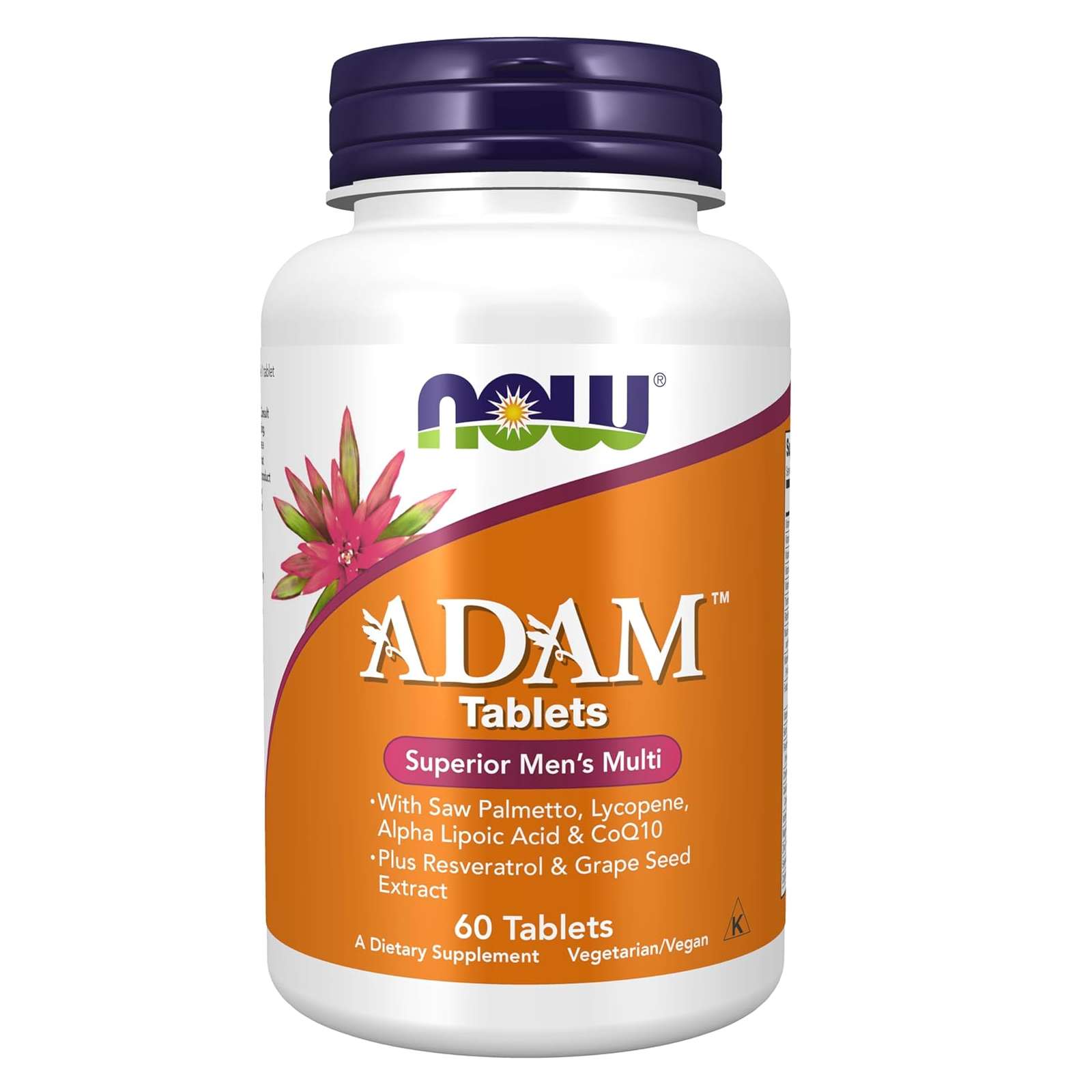 Витамины для мужчин NOW FOODS ADAM Tablets Multi 60 таблеток