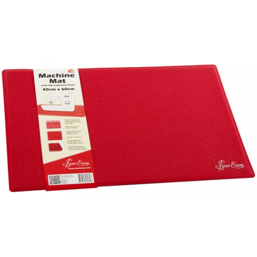 Мат для швейной машины 40 x 60 см красный HEMLINE ER905. RED