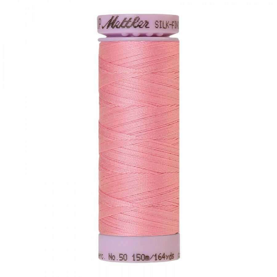 Нить для машинного квилтинга SILK-FINISH COTTON 50, 150 м 1056 Petal Pink