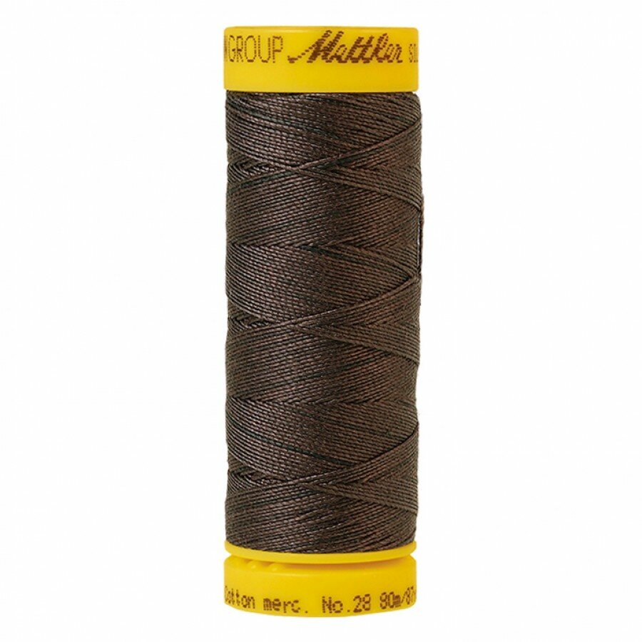Нить хлопок отделочная SILK-FINISH COTTON 28, 80 м 1282 Charcoal