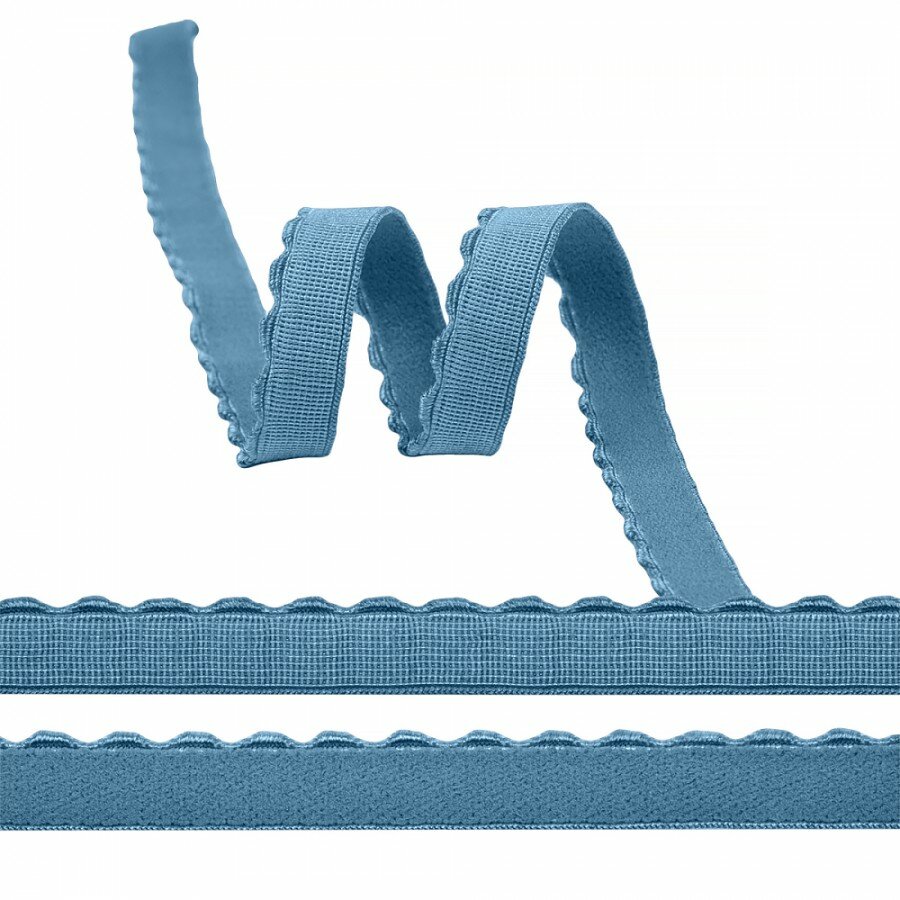 Резинка TBY бельевая (отделочная) ЕТ-1 12мм цв. S280 серо-голубой уп. 50 м упак (50 м)