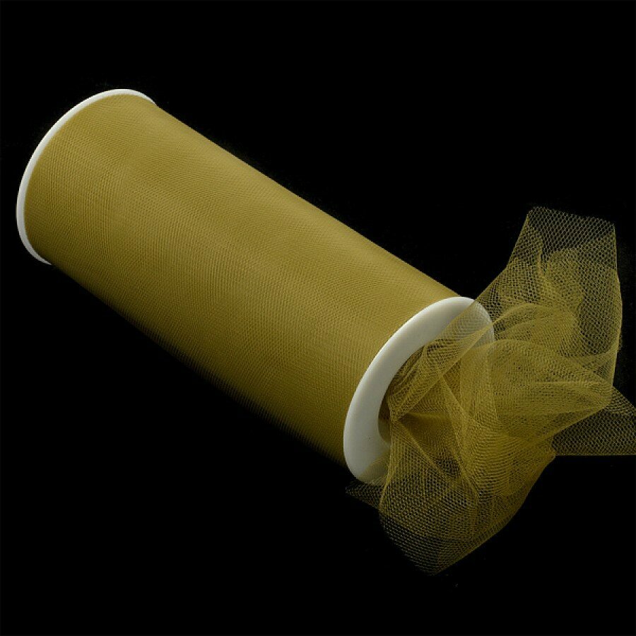 Фатин средней жесткости в шпульках,100% нейлон, TBY.C шир.150мм цв.40 хаки уп.22.86м