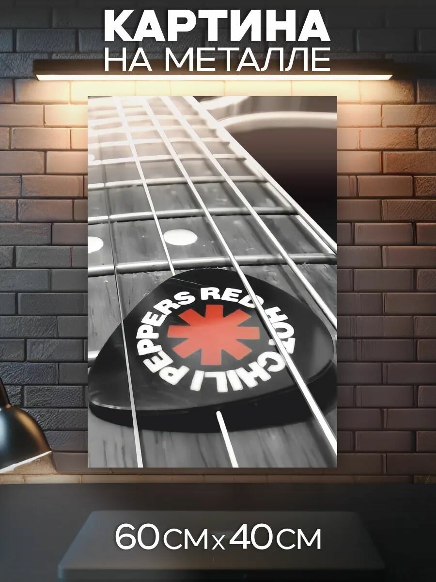 Картина на металле Red Hot Chili Peppers - Ред Хот Чили Пеперс