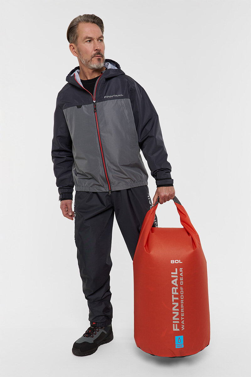 Гермомешок для вещей FINNTRAIL Ballon 80L для рыбалки и отдыха на природе