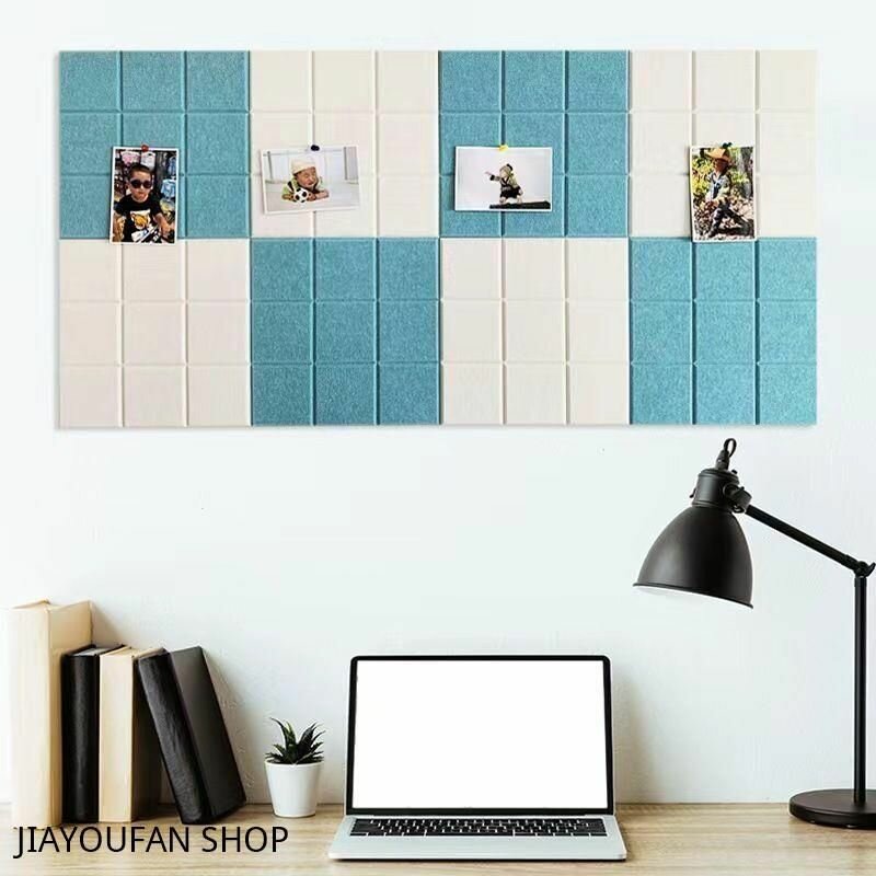 Доска для заметок на стену из ЭКО-войлока, Панели облицовки стен, тканевая выставочная панель, Текстильная доска 8 штук