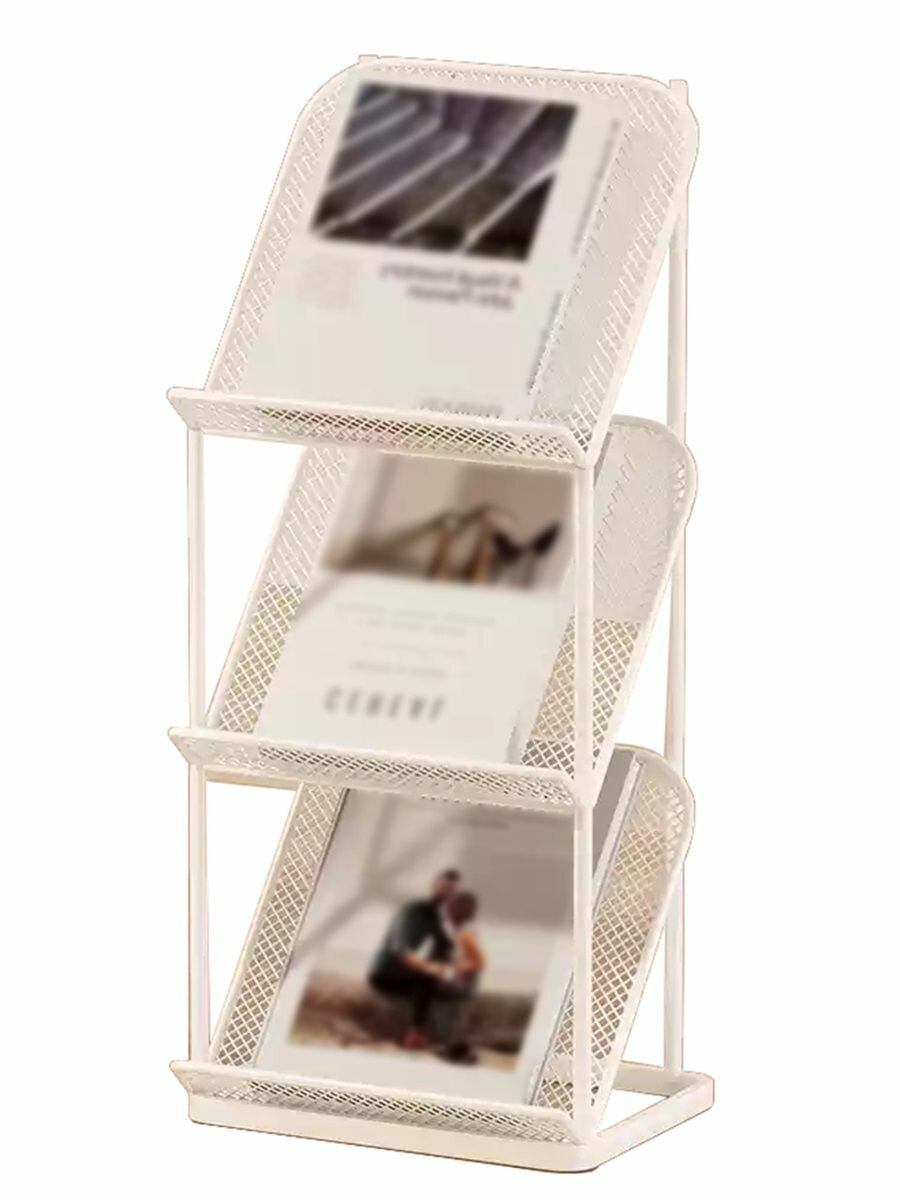 Стойка для книг и журналов, напольная торговая стойка, подходит для книг, учебников и журналов, 28x21x64/85/106/127 см