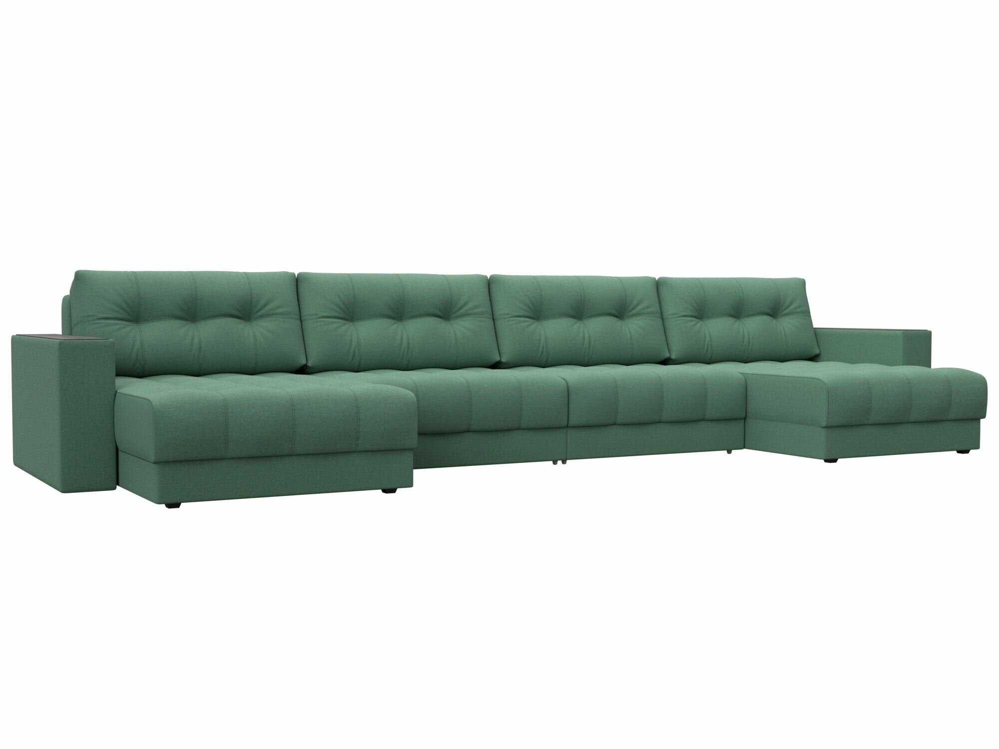 Диван П-образный с декором Бруно НПБ Лонг, Рогожка